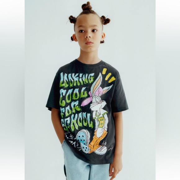 Zara | Shirts & Tops | Zara X Looney Tunes Bugs Bunny Looking Cool For ...